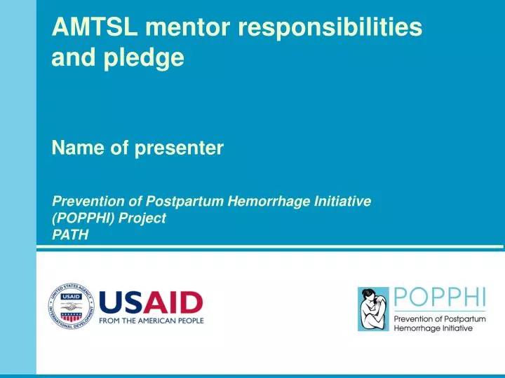 PPT - Selection criteria for AMTSL mentors PowerPoint Presentation ...