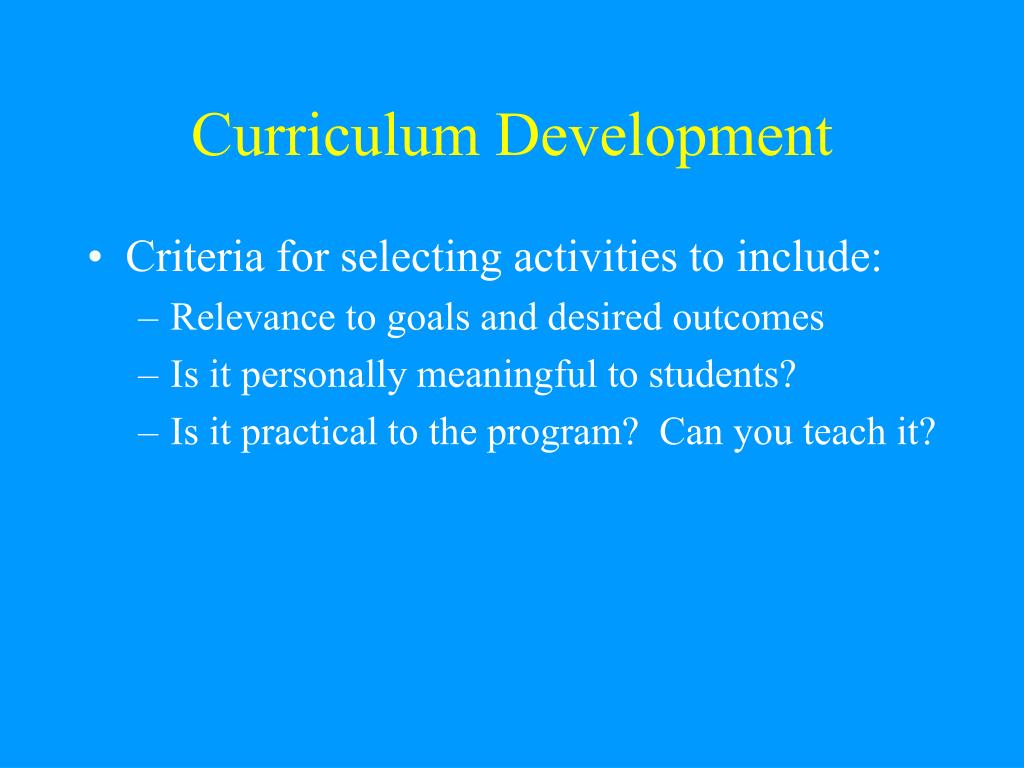 PPT - Designing the Concepts Curriculum PowerPoint Presentation, free ...