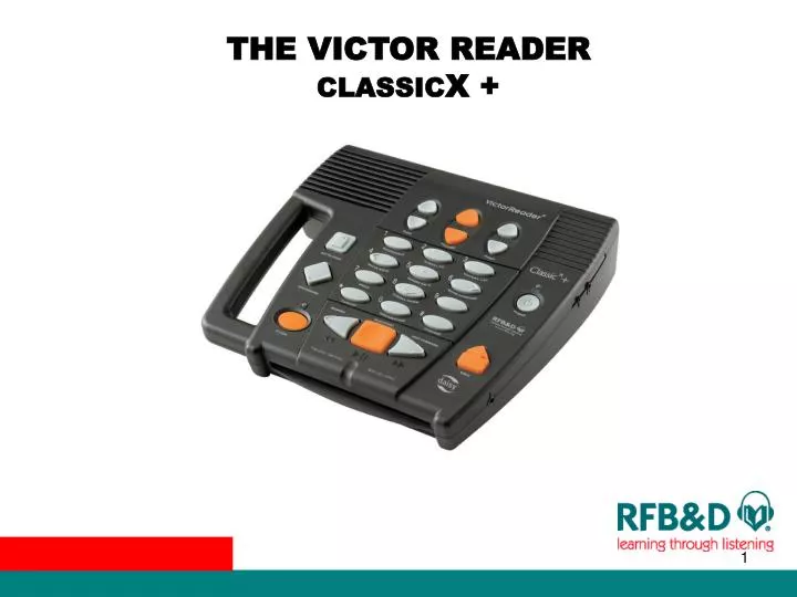 PPT - THE VICTOR READER CLASSIC X + PowerPoint Presentation, free ...