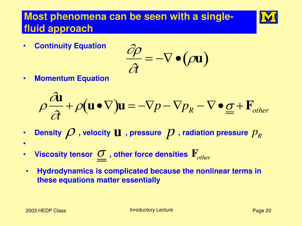 Ppt Introduction To High Energy Density Physics R Paul Drake
