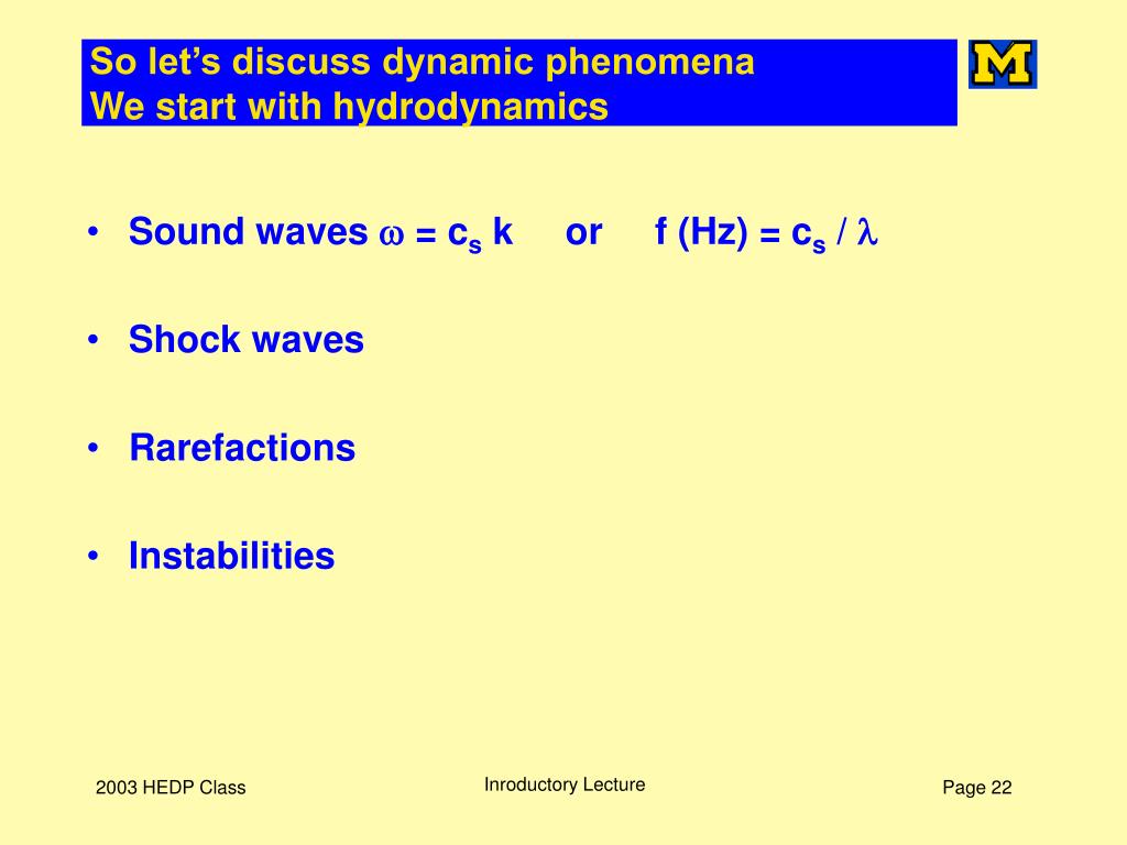 Ppt Introduction To High Energy Density Physics R Paul Drake