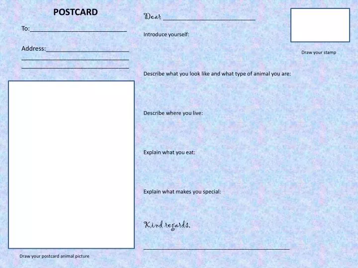 PPT - POSTCARD PowerPoint Presentation, free download - ID:6904264