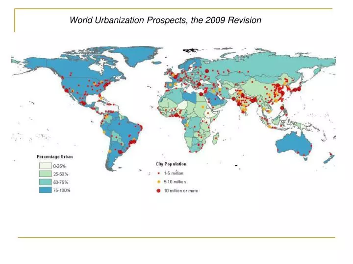 Ppt World Urbanization Prospects The 2009 Revision Powerpoint