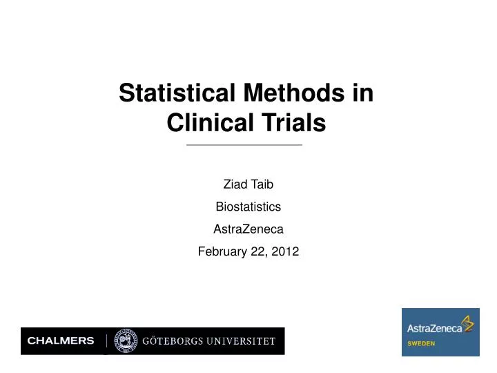 PPT - Statistical Methods in Clinical Trials PowerPoint Presentation ... PPT - Statistical Methods in Clinical Trials PowerPoint Presentation ...