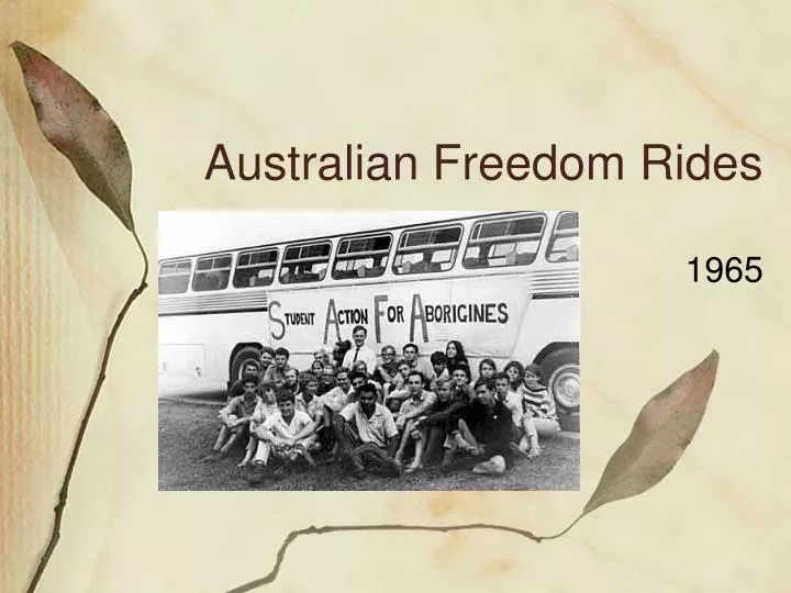 PPT - Australian Freedom Rides PowerPoint Presentation, free download ...
