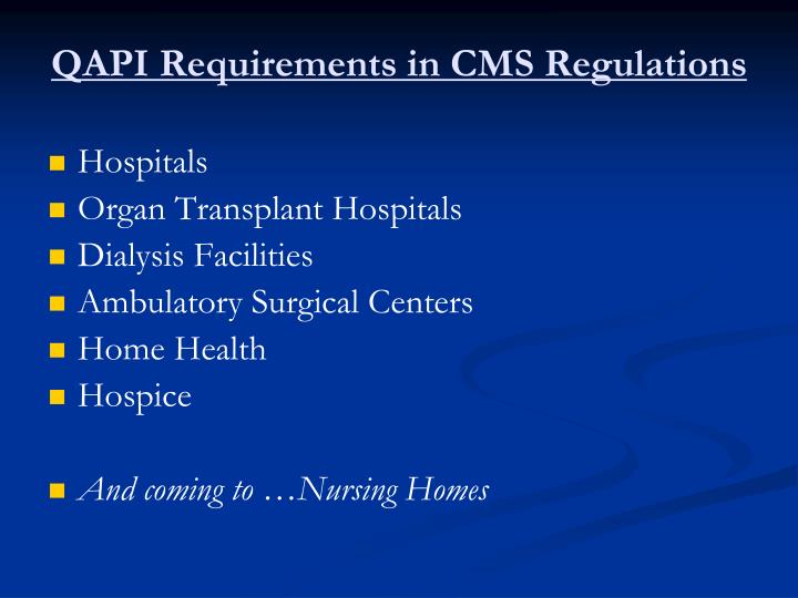 PPT - Nursing Home QAPI PowerPoint Presentation - ID:6905591