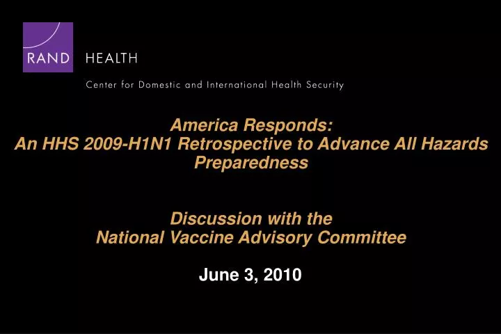 PPT - RAND Team: Melinda Moore Lori Uscher-Pines Emily Gillen ...