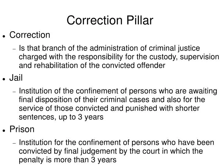 PPT - Correction Pillar PowerPoint Presentation, free download - ID:6906526