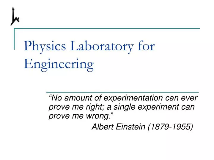 PPT - Physics Laboratory for Engineering PowerPoint Presentation, free ...