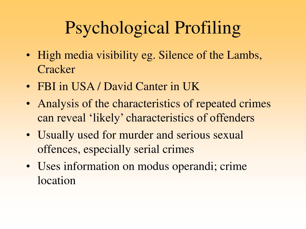 PPT - The Contribution of Psychology to Criminology PowerPoint ...