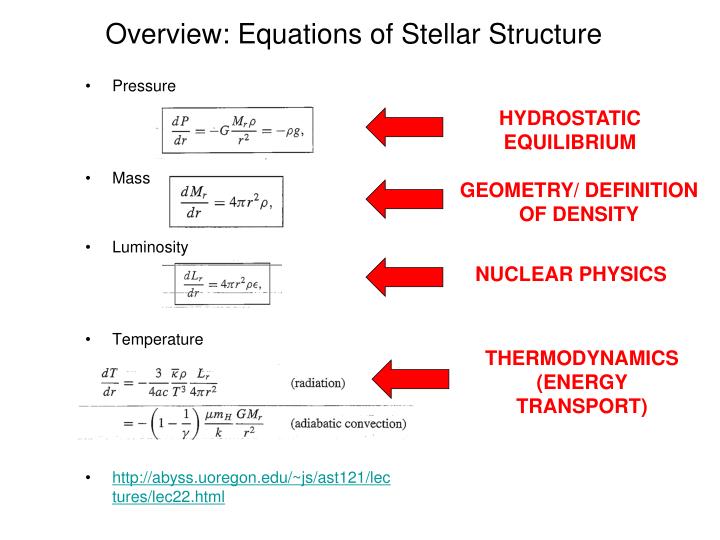 PPT - The Interior of Stars III PowerPoint Presentation - ID:6908741