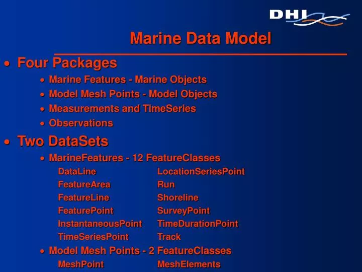 PPT - Marine Data Model PowerPoint Presentation, free download - ID:6908772