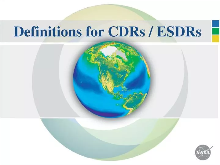 PPT - Definitions for CDRs / ESDRs PowerPoint Presentation, free ...