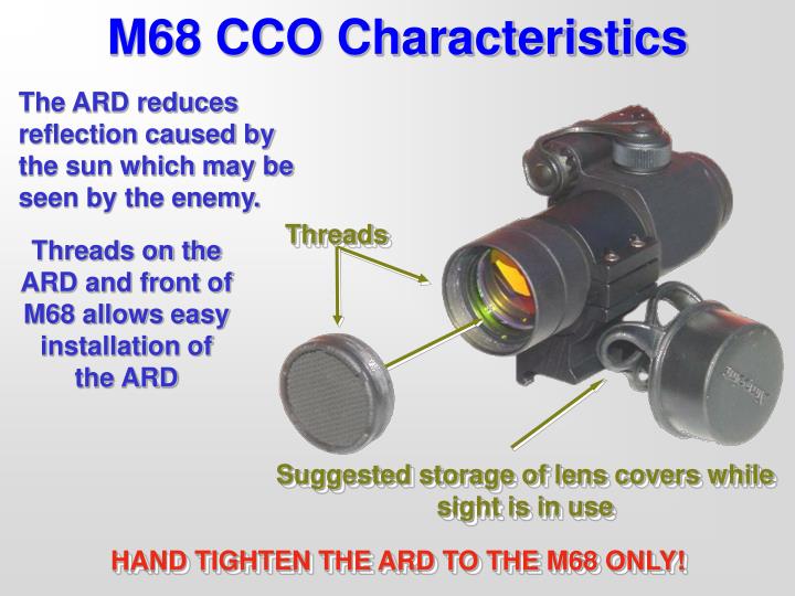 PPT - Identify Characteristics of the M68 CCO Perform PMCS on the M68 ...