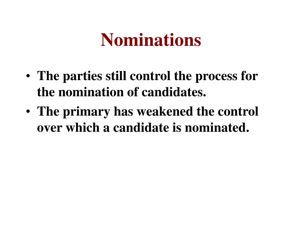 PPT - Chapter 7 - Political Parties PowerPoint Presentation, free ...