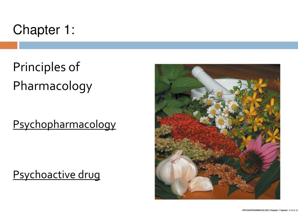PPT - Chapter 1: Principles of Pharmacology Psychopharmacology ...