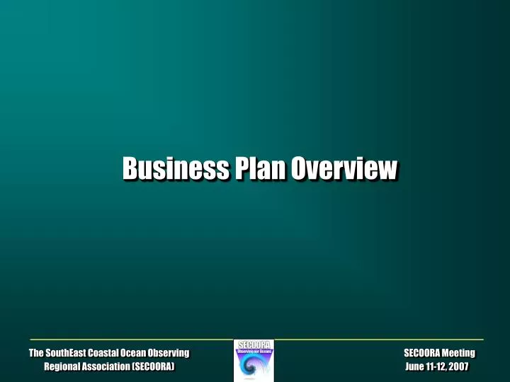 PPT - Business Plan Overview PowerPoint Presentation, free download ...