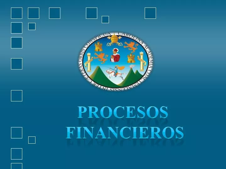 PPT - Procesos financieros PowerPoint Presentation, free download - ID ...