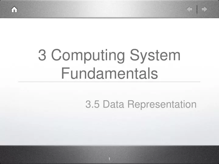 PPT - 3 Computing System Fundamentals PowerPoint Presentation, free ...