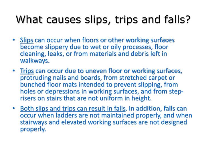 PPT - Slips, Trips, and Falls Prevention PowerPoint Presentation - ID ...