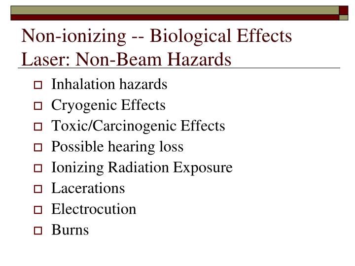 PPT - Ionizing and Non-Ionizing Radiation CHEM 605 Fall 2011 PowerPoint ...