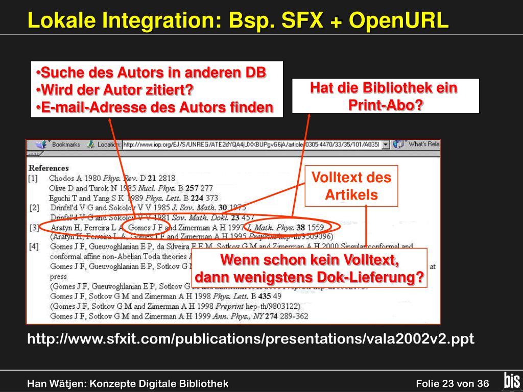 PPT - Die Konzeption der Bibliotheken zur Weiterentwicklung der ...