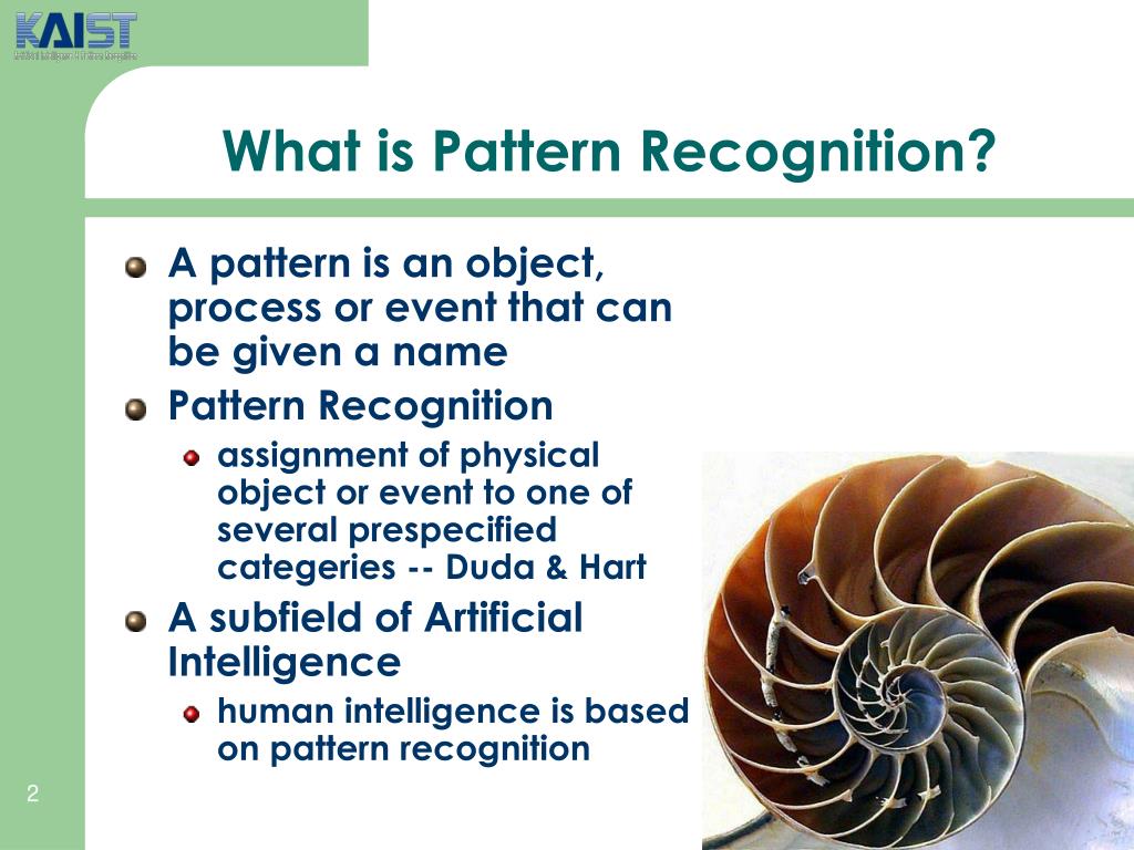 PPT Introduction To Pattern Recognition PowerPoint Presentation Free 