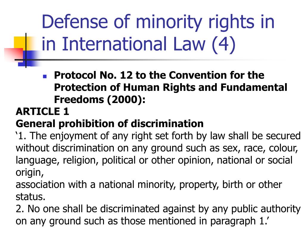 Ppt Minority Rights Powerpoint Presentation Free Download Id 6917354