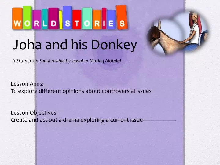PPT - Joha and his Donkey PowerPoint Presentation, free download - ID ...