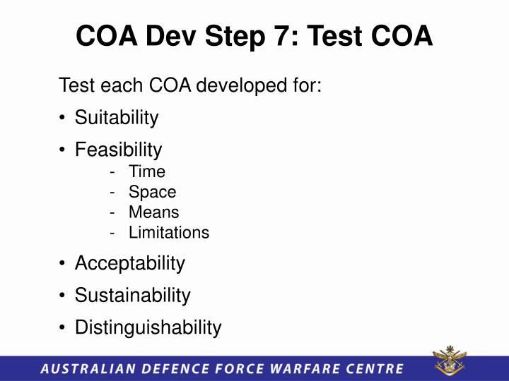 PPT - Introduction to the Joint Military Appreciation Process (JMAP ...