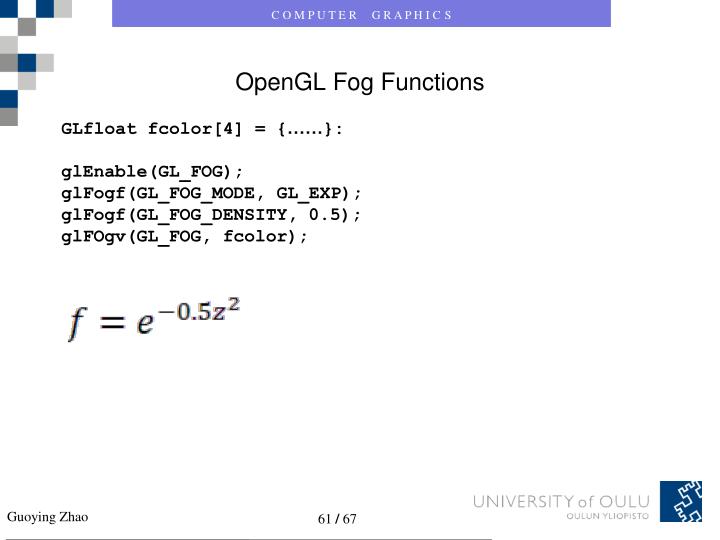 PPT - Computer Graphics Three-Dimensional Graphics VI PowerPoint ...