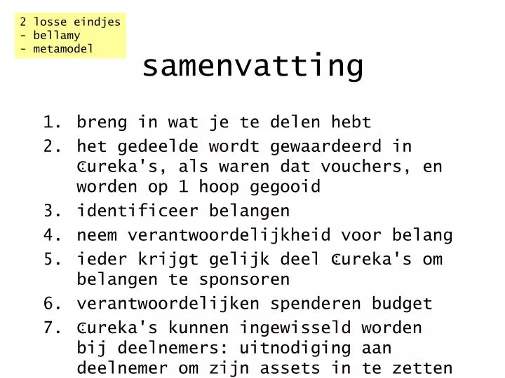 PPT - samenvatting PowerPoint Presentation, free download - ID:6919383