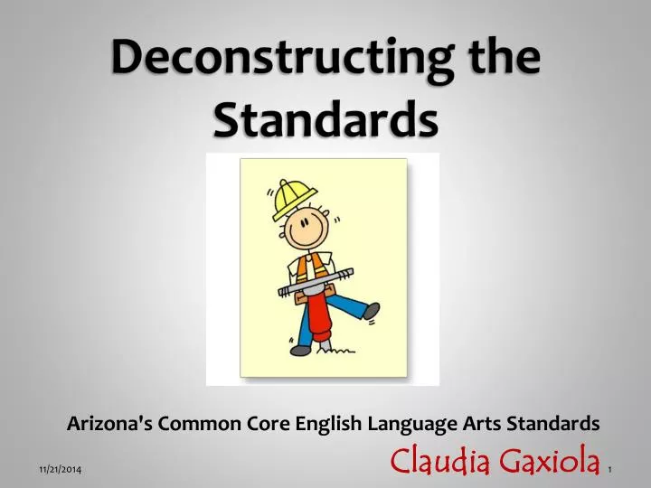 PPT - Deconstructing the Standards PowerPoint Presentation, free download - ID:6920345