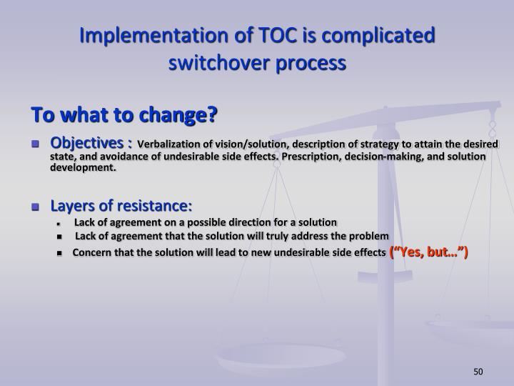 PPT - Introduction to the Theory of Constraints PowerPoint Presentation ...