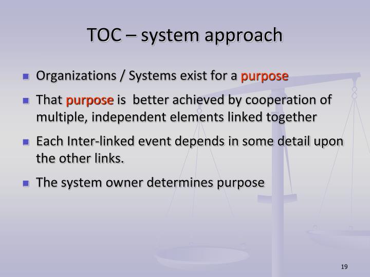 PPT - Introduction to the Theory of Constraints PowerPoint Presentation ...