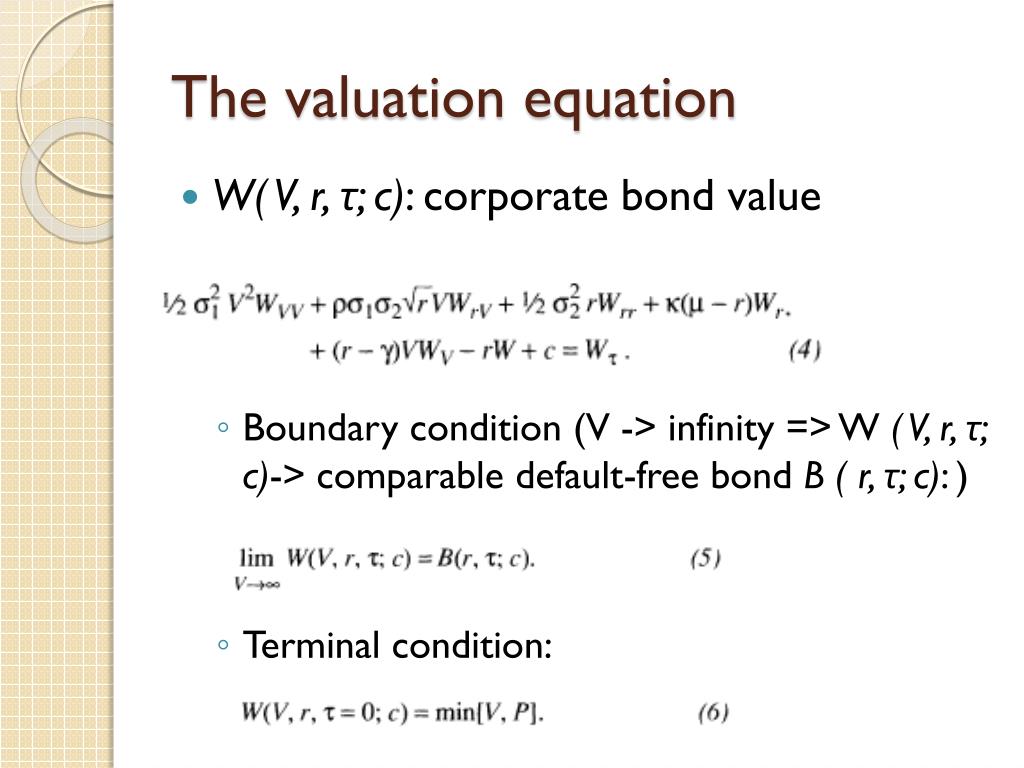 PPT - Dose Default Risk in Coupons Affect the Valuation of Corporate ...