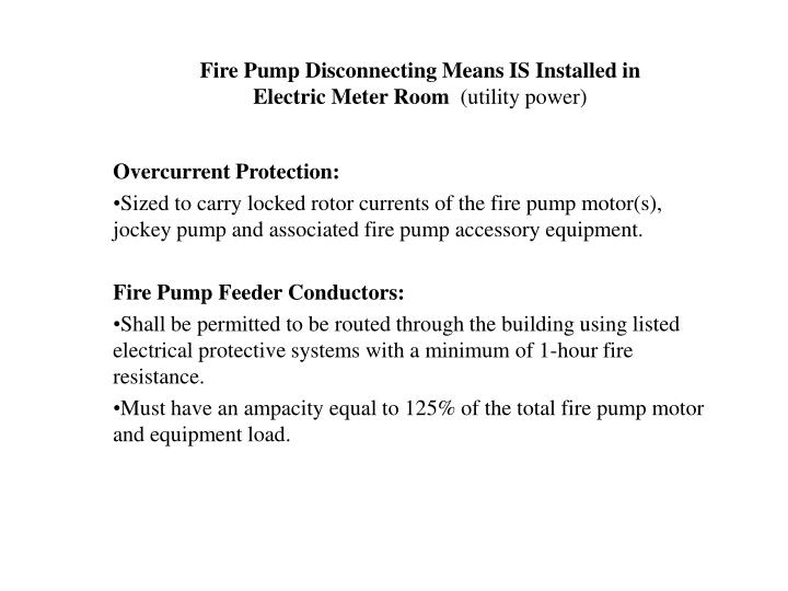 PPT - FIRE PUMP PowerPoint Presentation - ID:6921623