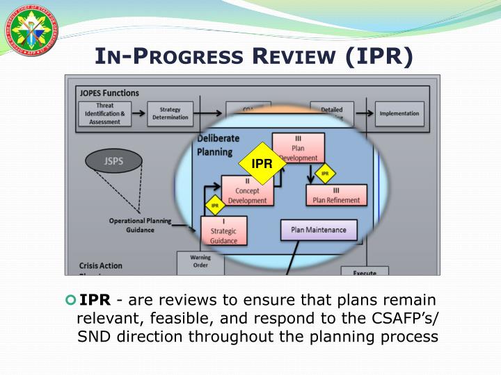PPT - AFP Joint Operation Planning and Execution System (JOPES ...