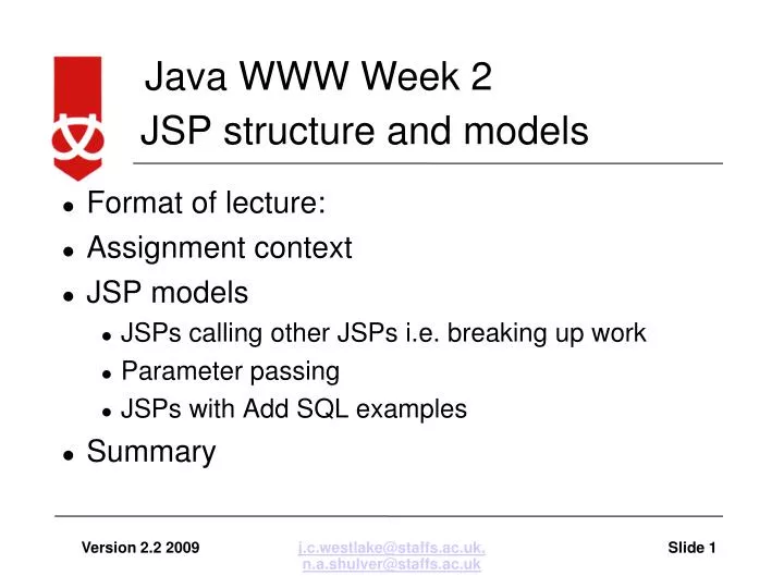 PPT - JSP structure and models PowerPoint Presentation, free download ...