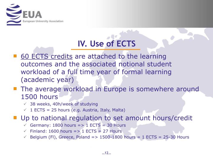 PPT - ECTS – The European Credit Transfer and Accumulation System ...