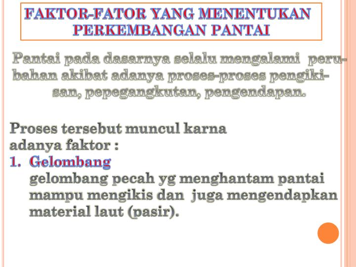 PPT - MORFOLOGI PANTAI PowerPoint Presentation - ID:6926540