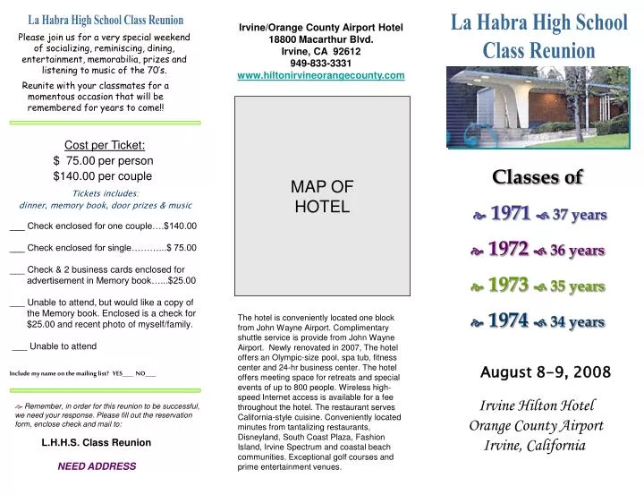 PPT - La Habra High School Class Reunion PowerPoint Presentation, free ...
