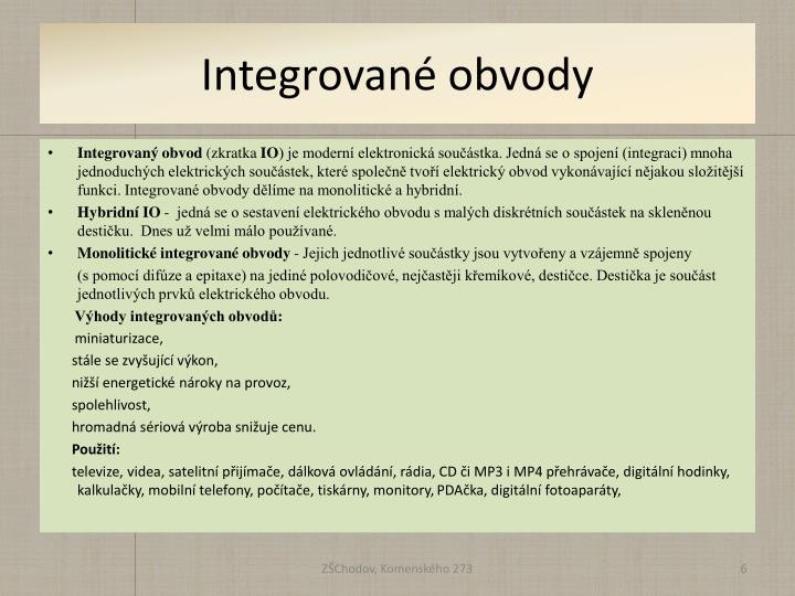 PPT - Tranzistory a integrované obvody PowerPoint Presentation - ID:6928283