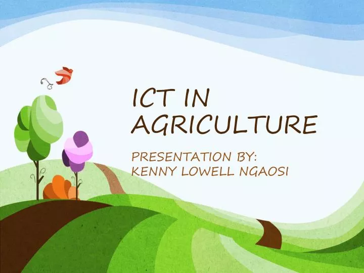 PPT - ICT IN AGRICULTURE PowerPoint Presentation, free download - ID ...
