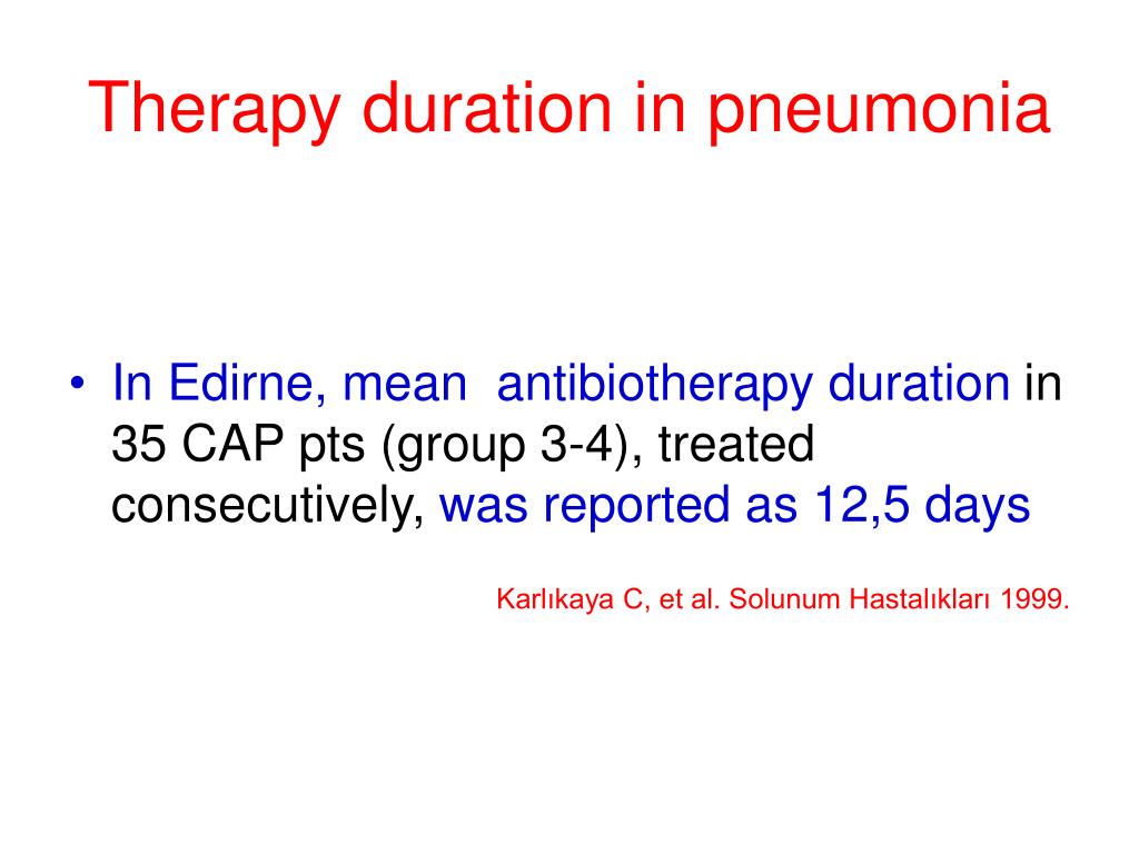 PPT - Therapy duration and Short-Course Antimicrobial Therapy ...
