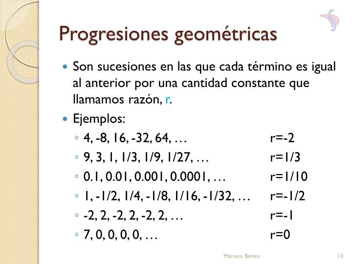 PPT - Sucesiones. Progresiones PowerPoint Presentation - ID:6929904