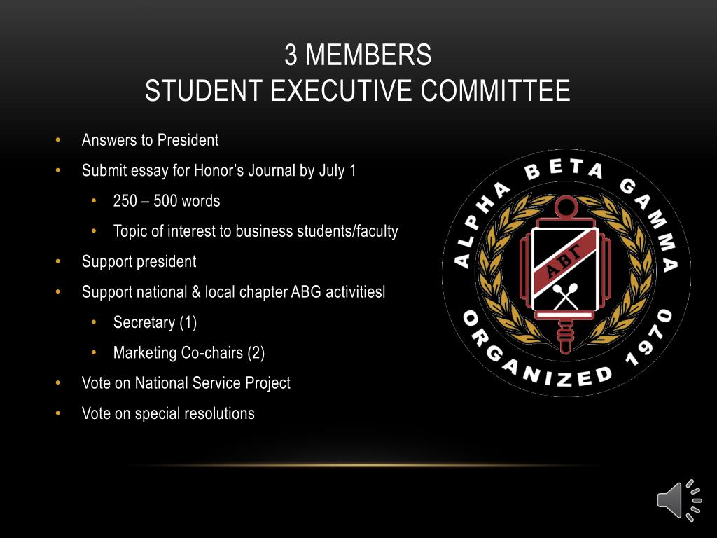 PPT - The Role of National Student Officers PowerPoint Presentation ...