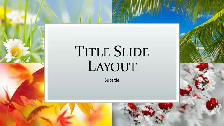 PPT - Title Slide Layout PowerPoint Presentation, free download - ID ...