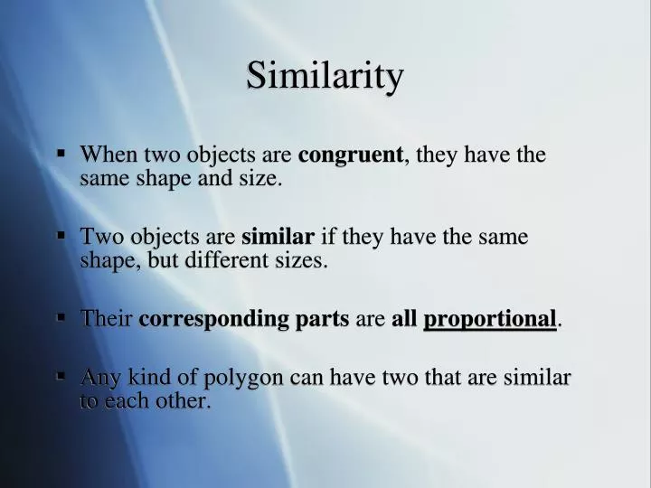 PPT - Similarity PowerPoint Presentation, free download - ID:6932181