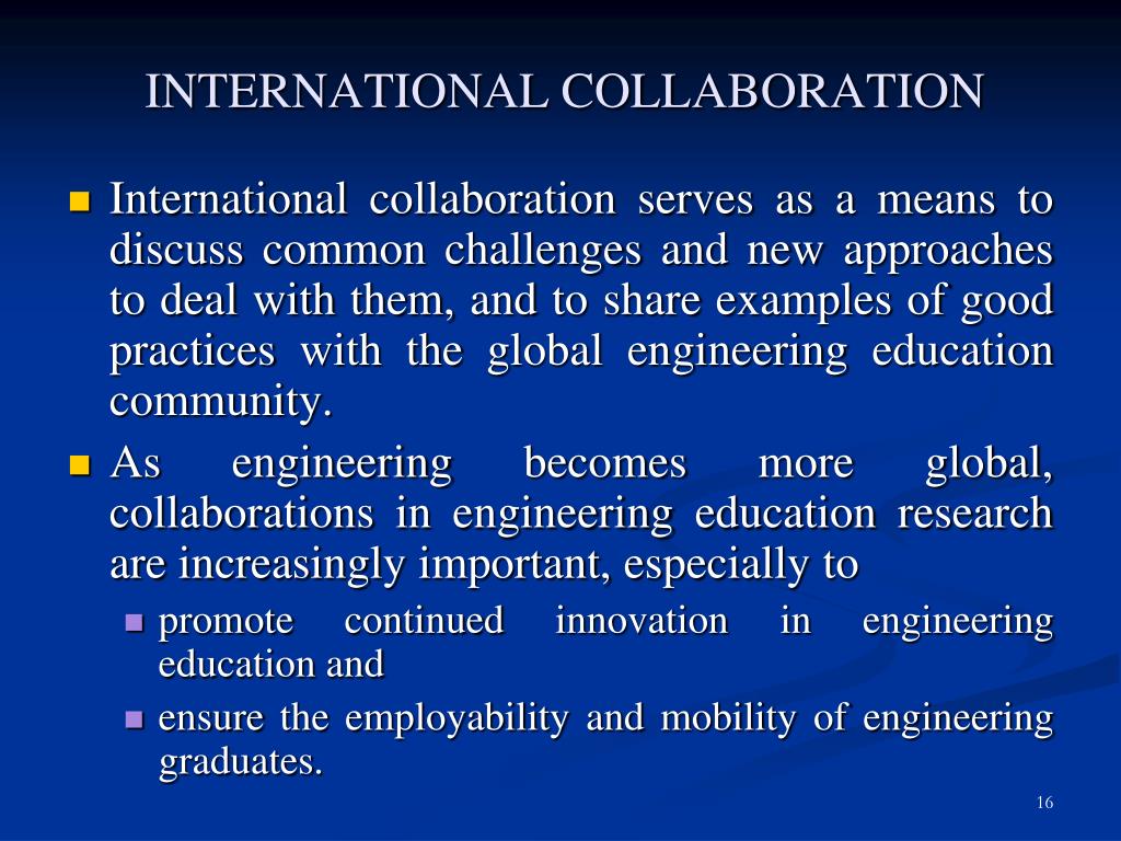 PPT - ISTE Activities for Promoting International Collaboration in ...
